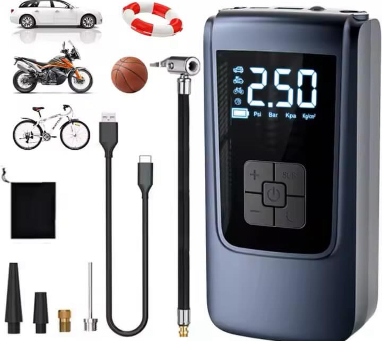 Portable Air Compressor – SURGE E-SCOOTERS